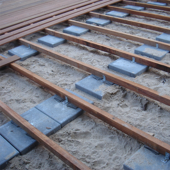 45x68mm Strøer i hårdttræ. Den rigtige strø til hårdttræs terrasser